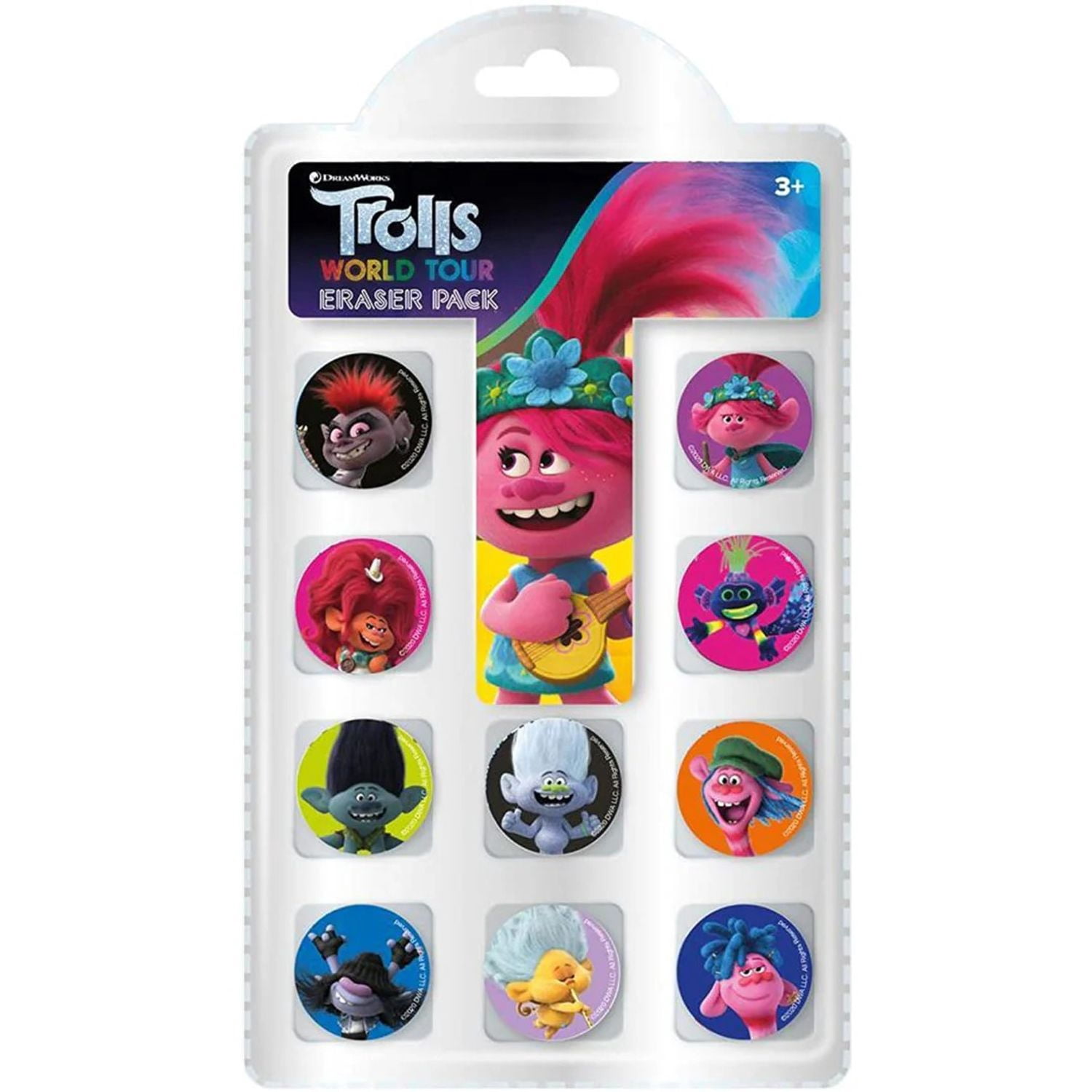 Trolls World Tour Erasers (Pack of 10) - Walmart.com