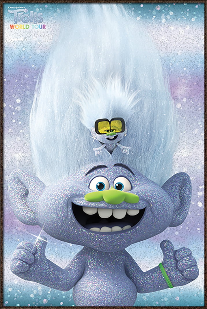Trolls World Tour - Framed Movie Poster (Guy Diamond & Tiny - Trolls 2 ...