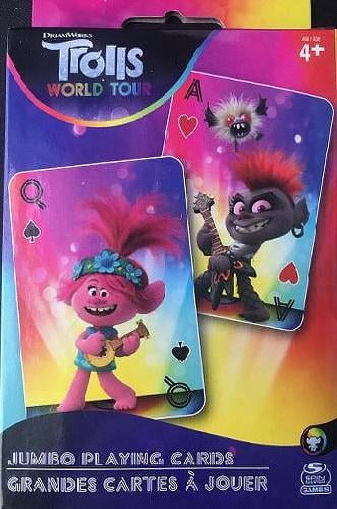 Trolls World Tour Jumbo Playing Cards - Walmart.com