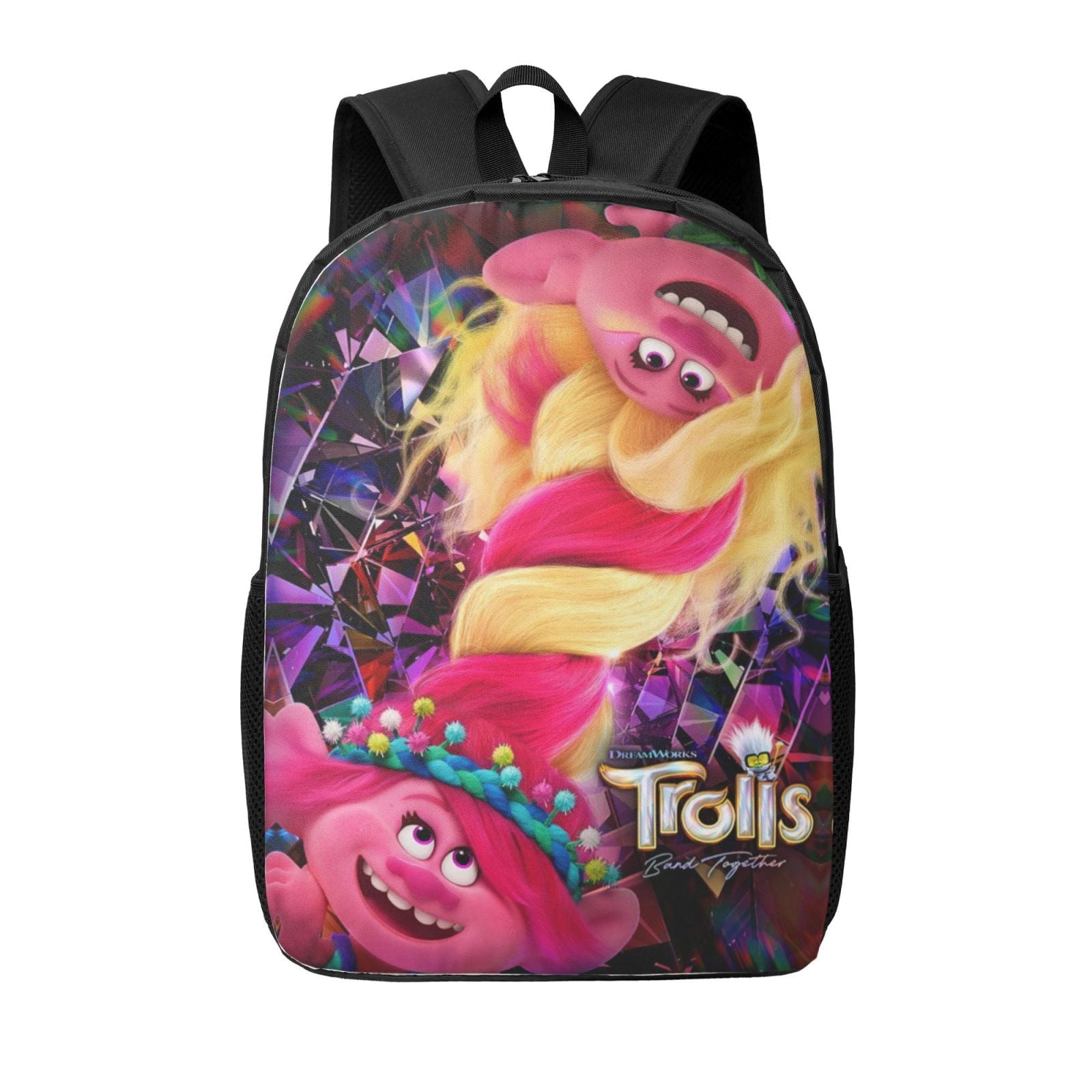 Trolls World Tour 17 Inch Backpacks Large Capacity Laptop Backpack ...