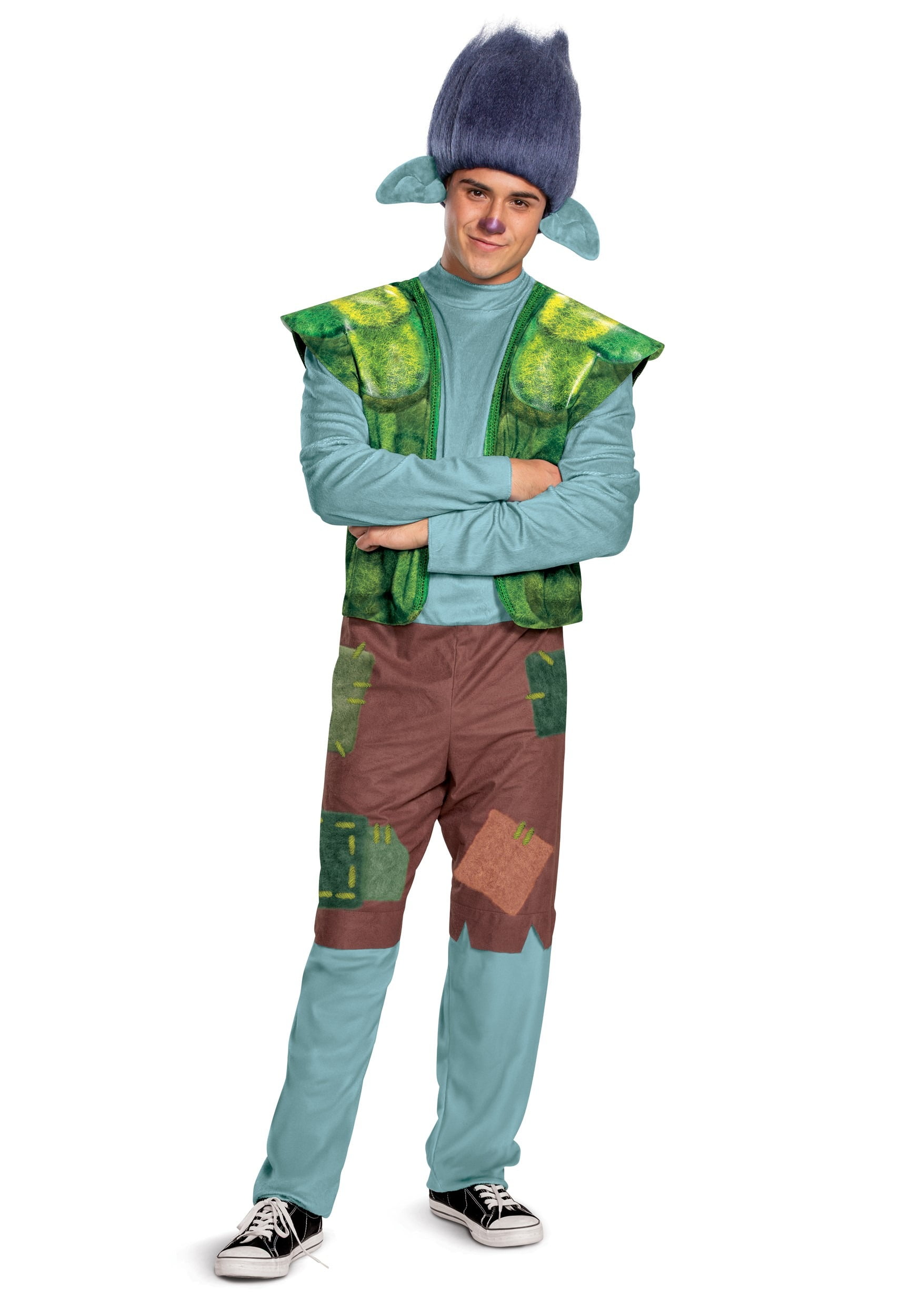 Trolls World Tour Branch Men's Costume Medium 38-40 - Walmart.com