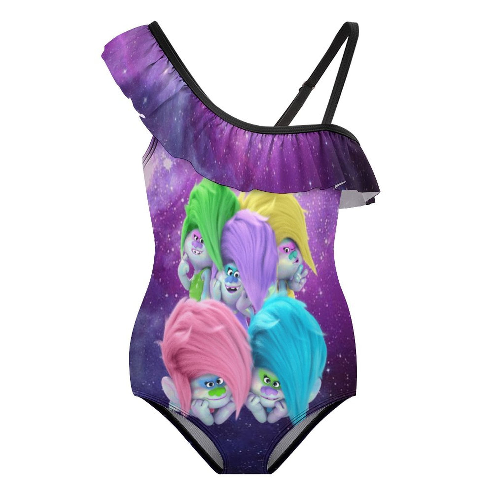 Trolls World Tour Movie Poster Kids Swimsuit Swimwear Adjustable One ...