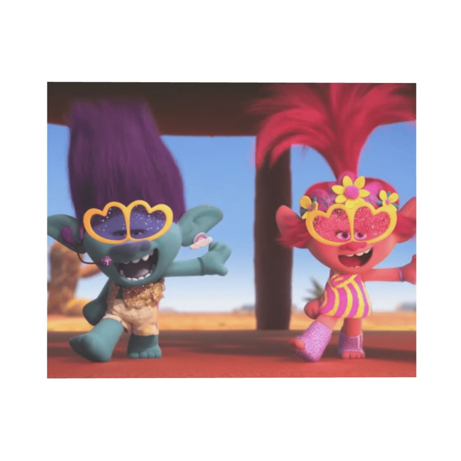 Trolls World Tour Musical Canvas Decorative Poster Gift Art Picture ...