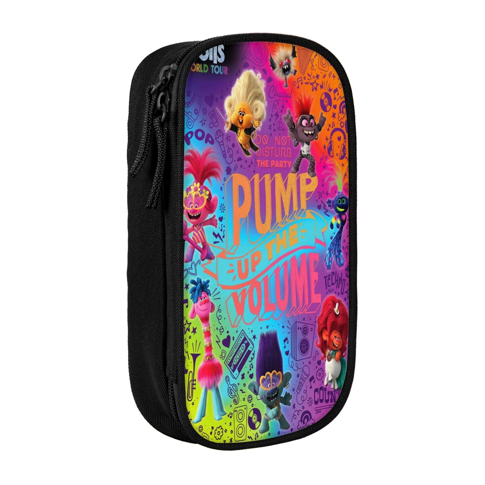 Trolls World Tour Pencil Case, Multipurpose Pencase ,Large Capacity ...