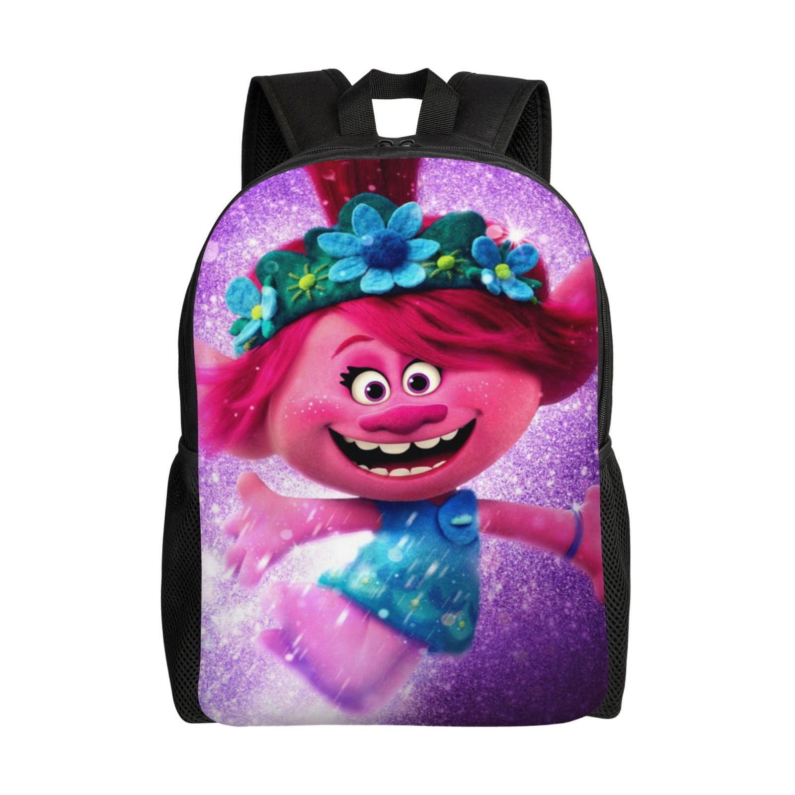 Trolls World Tour Princess Unisex Backpack Laptop Daypack Adjustable ...
