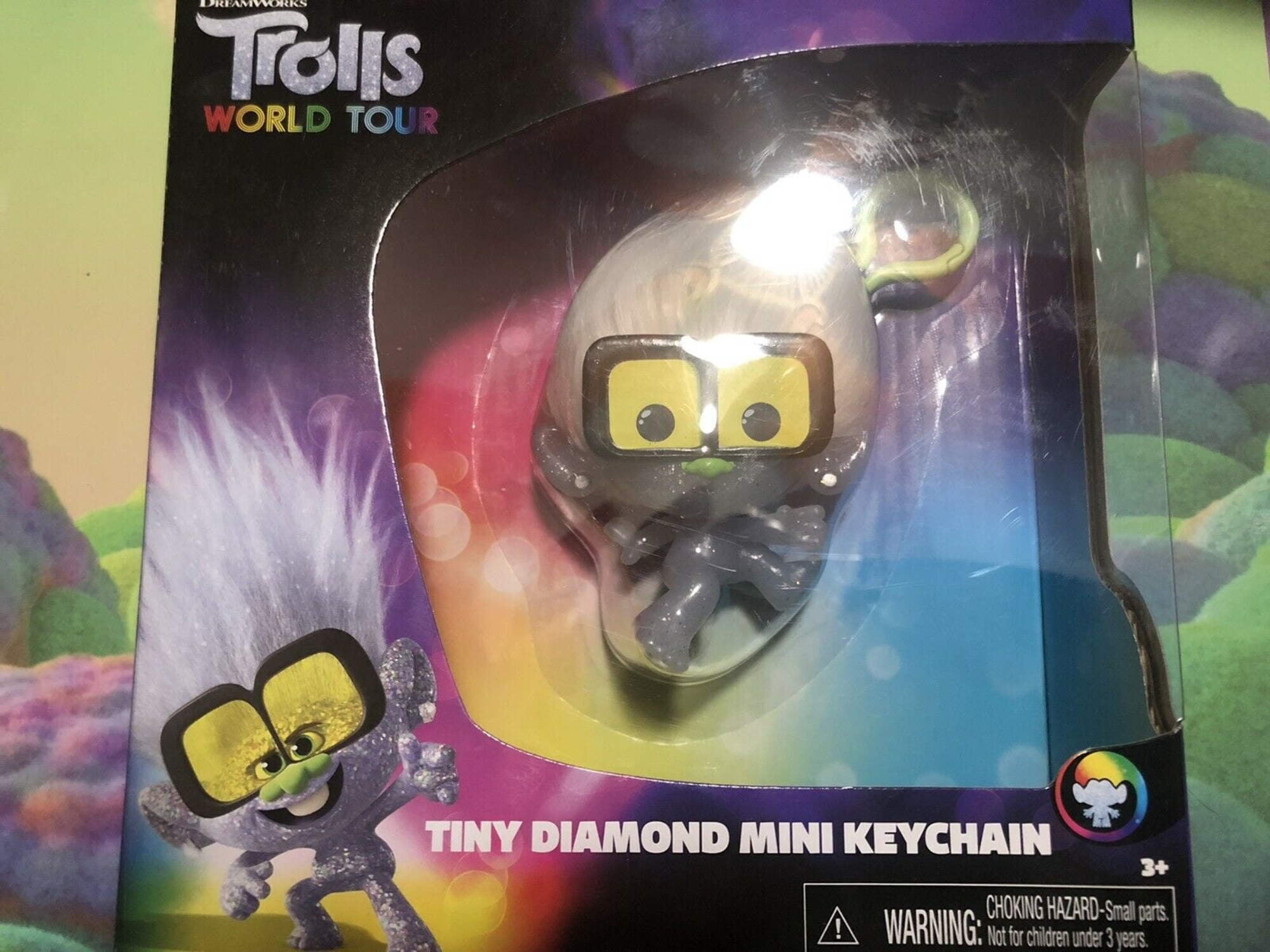 Trolls World Tour~ Tiny Diamond Mini Keychain/ Bag Clip - Walmart.com