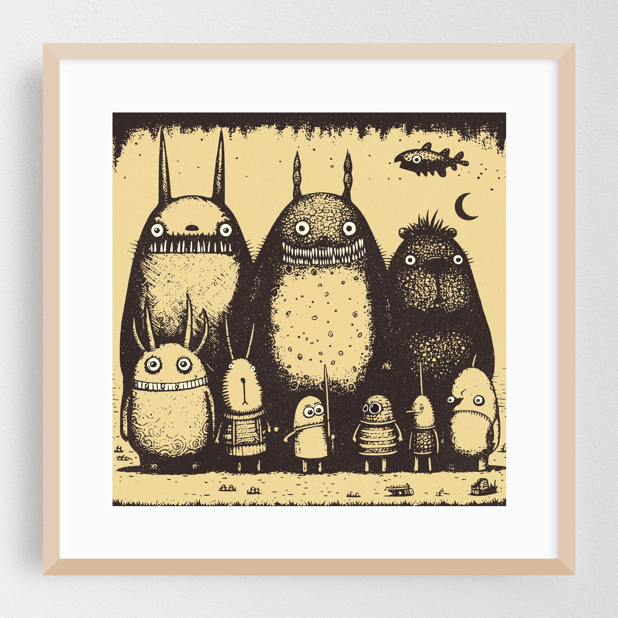 Trolls and Creatures. Mythical creatures - Illustration Whimsical ...