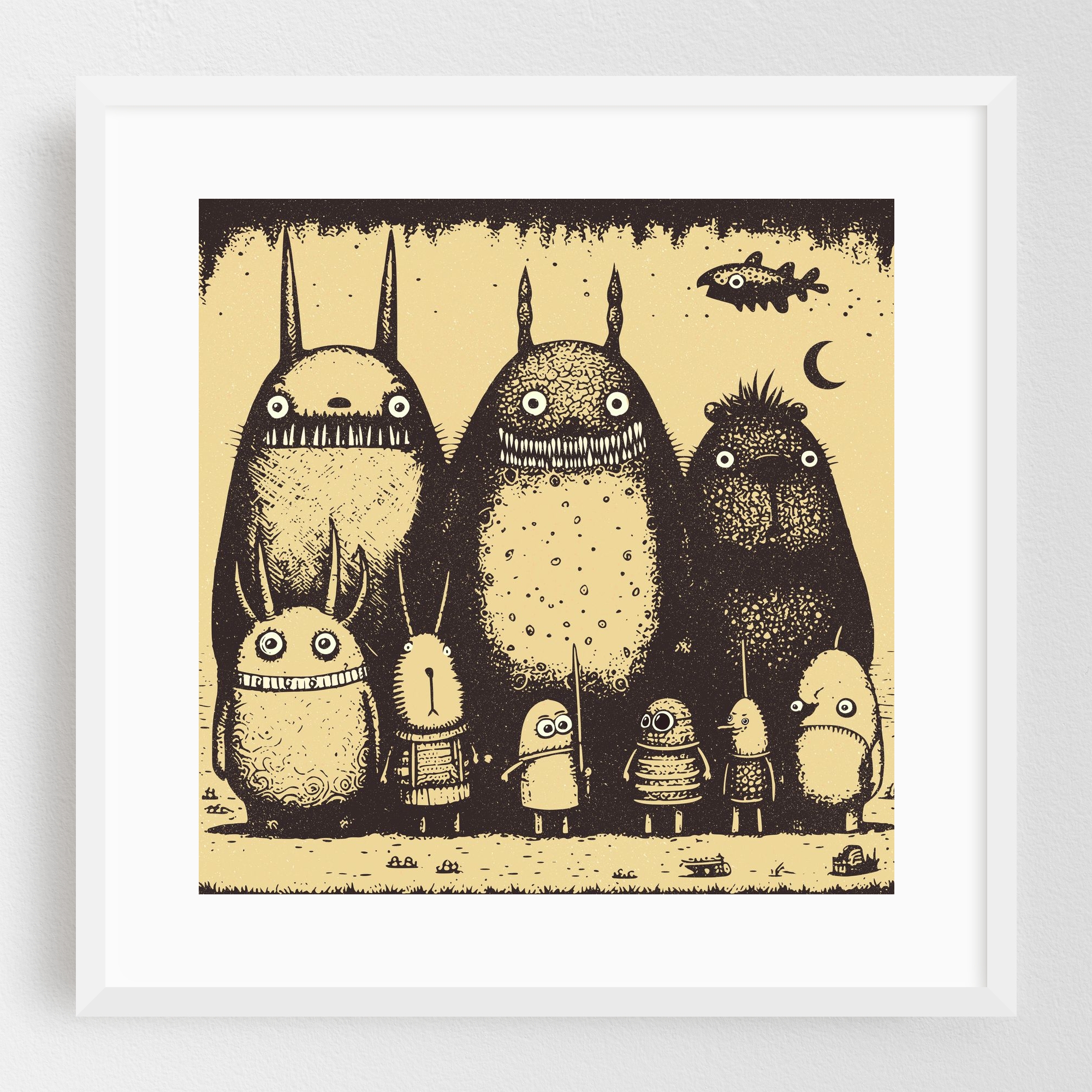 Trolls and Creatures. Mythical creatures - Illustration Whimsical ...