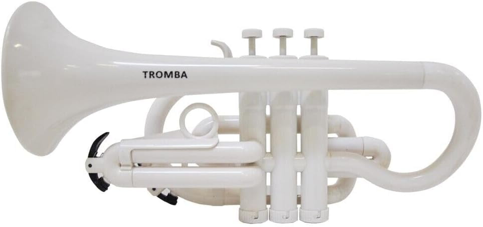 Tromba Pro Professional Plastic Bb Cornet, White - Walmart.com