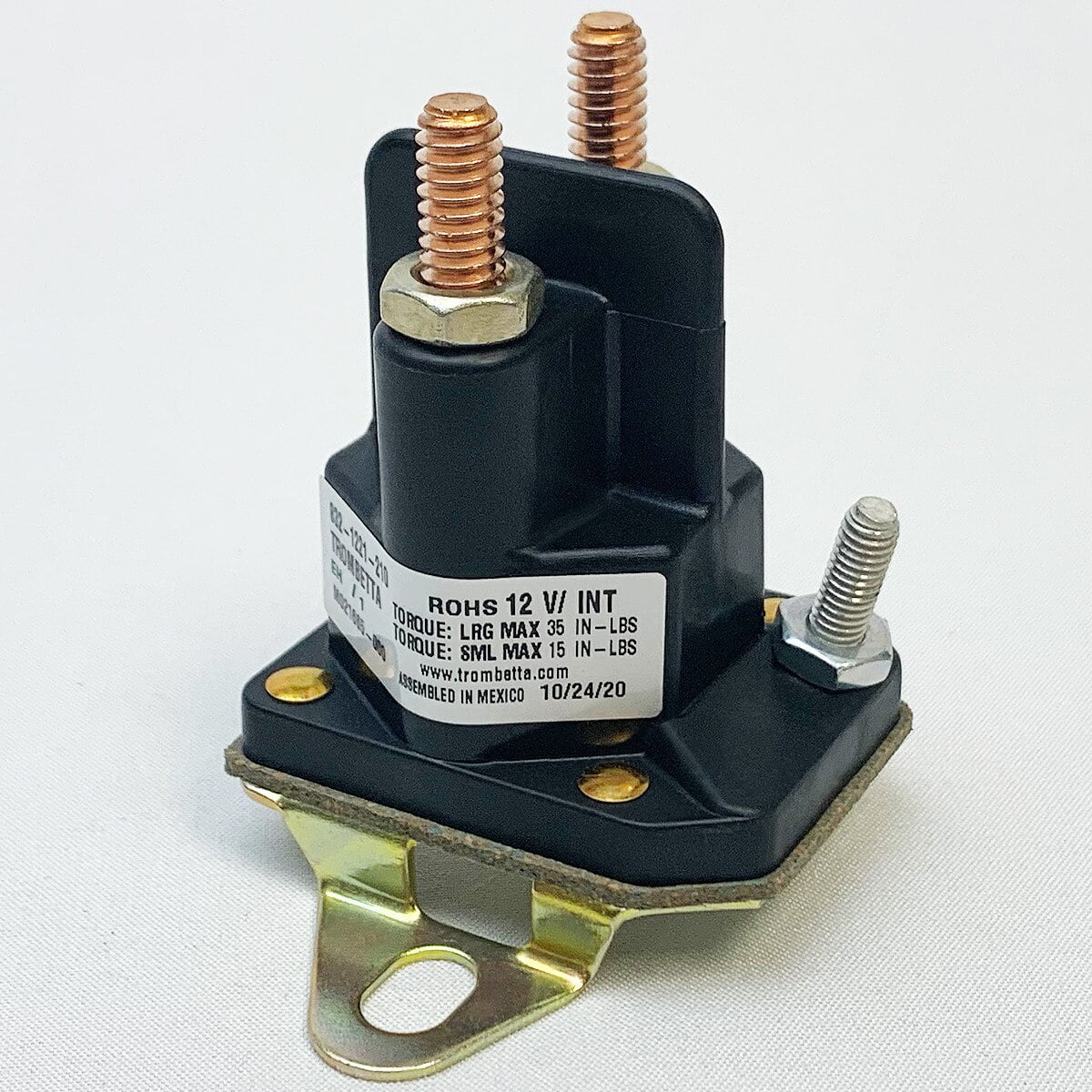 Trombetta 12 Volt Plastic DC Contactor Part No. 832-1221-210 - Walmart.com