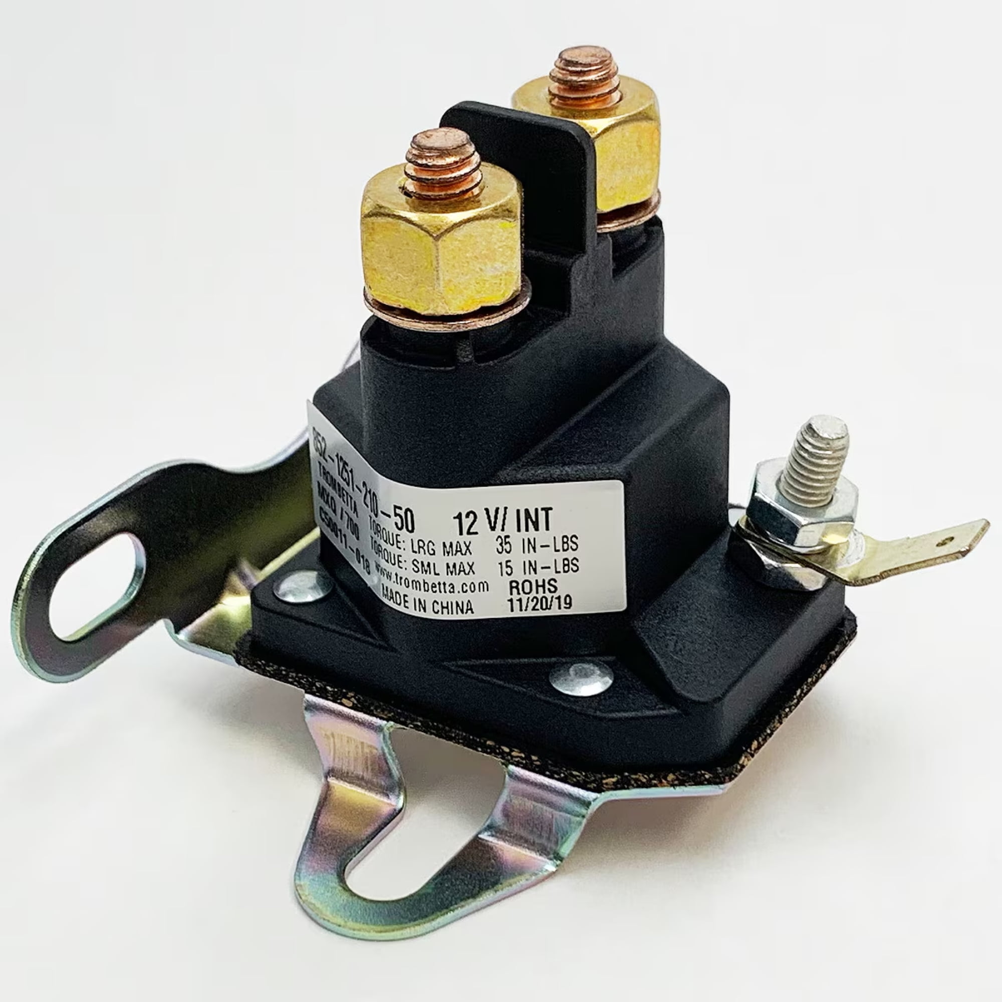 Trombetta 12 Volt Plastic DC Contactor Part No. 852-1251-210-50 ...