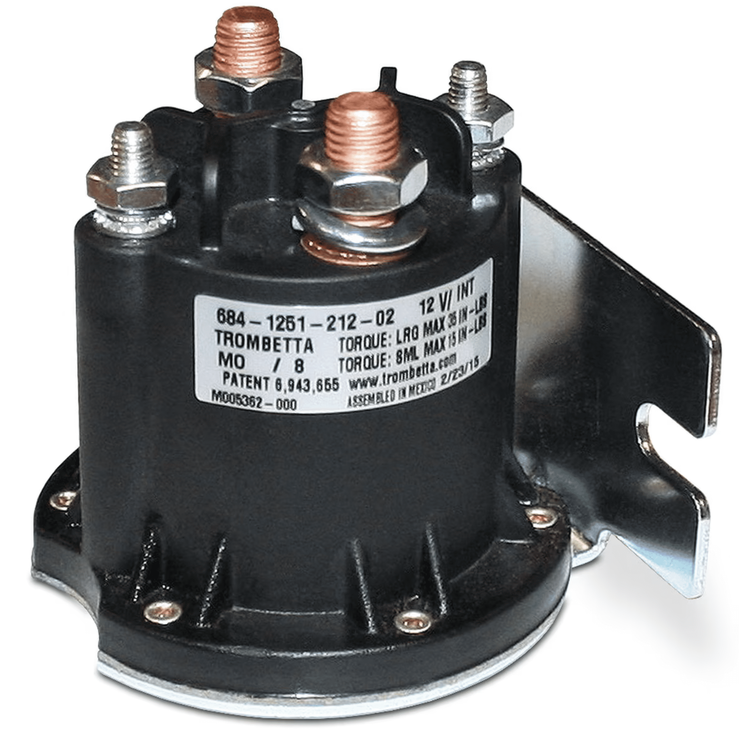 Trombetta 12 Volt Power Seal DC Contactor (684-1251-212-02) - Walmart.com