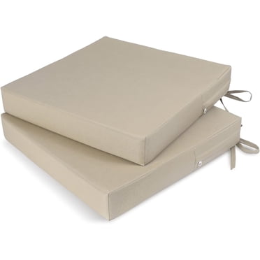 WestinTrends Solace Outdoor Patio Furniture Seat Chair Square Cushions ...