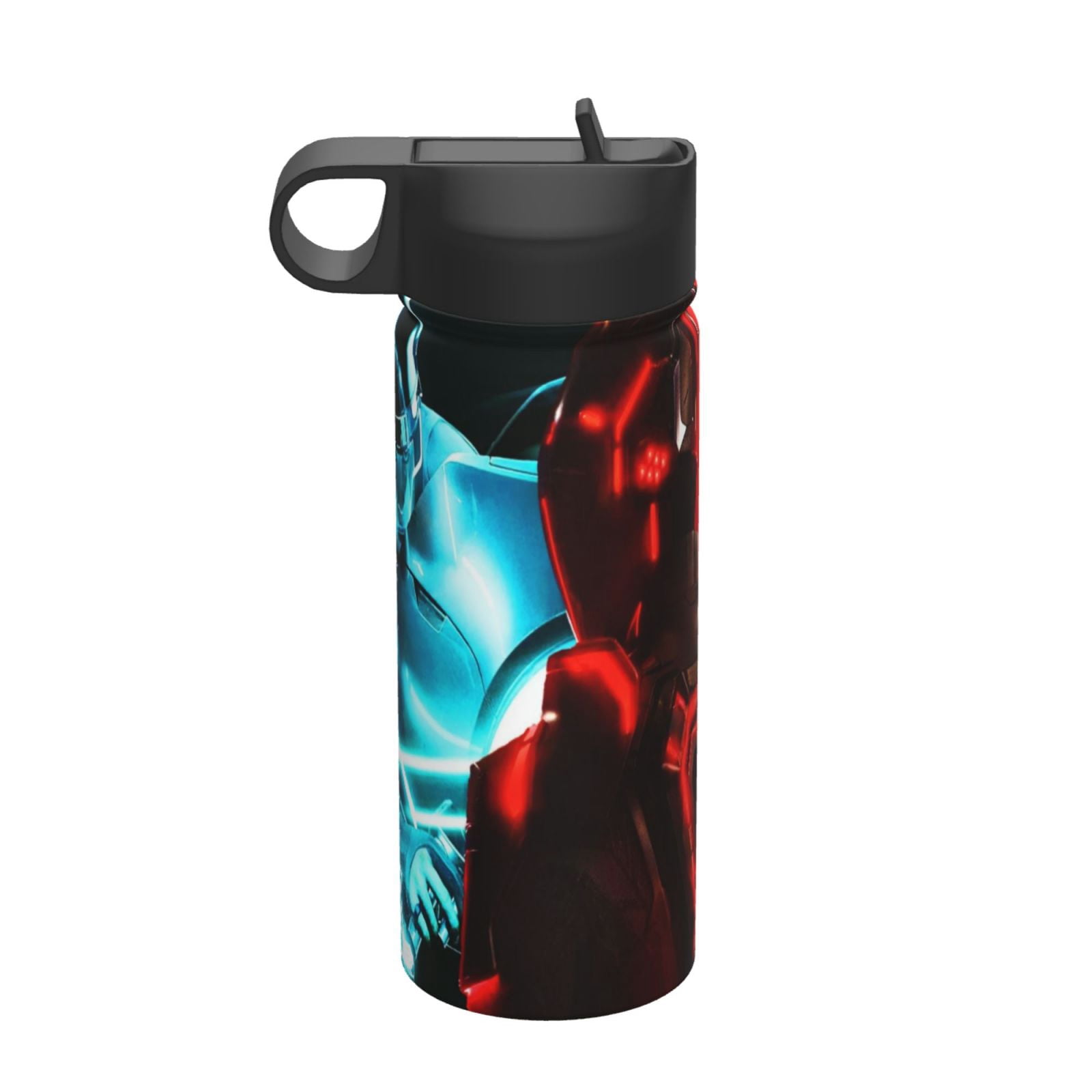 Tron Ares Kids Insulated Water Bottle With Straw - 18 Oz Stainless ...