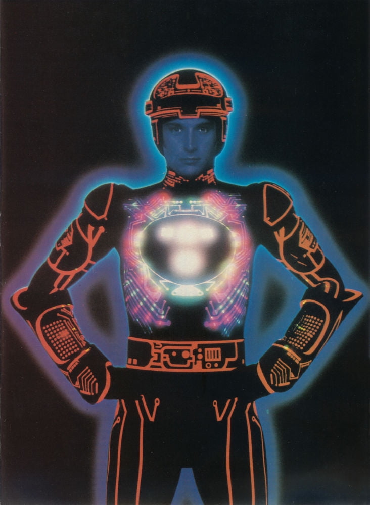 Tron Bruce Boxleitner Movie Poster Metal Print 12"x16" 12x16 Square ...