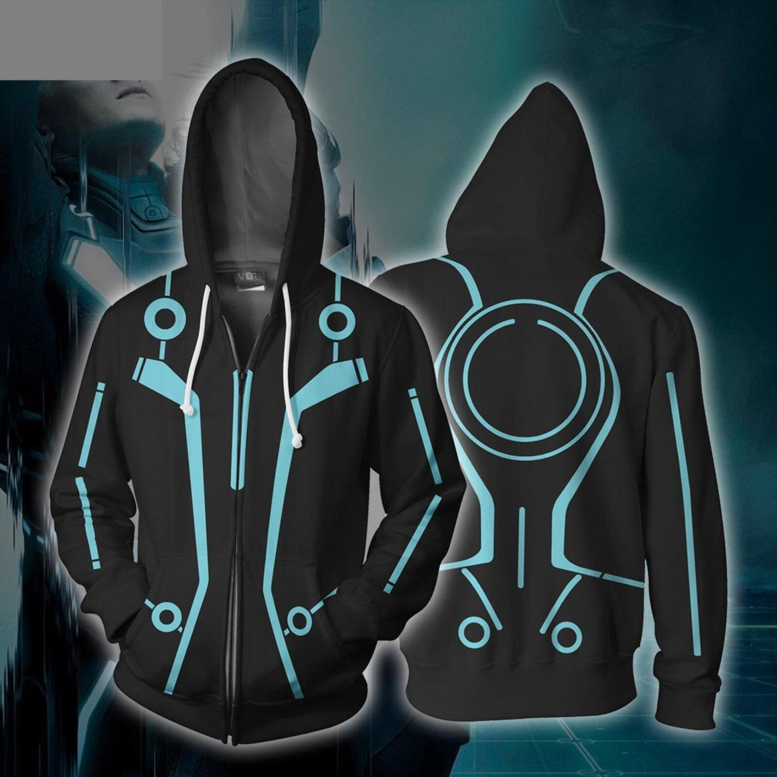 Tron Cosplay Ares Jacket Tron Costumes Legacy Coat, Halloween Cosplay ...