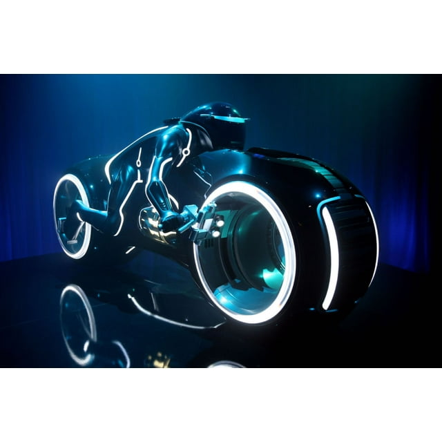 Tron Cycle Movie Poster 12x16 Print on Metal Sign 12in x 16in Multi ...