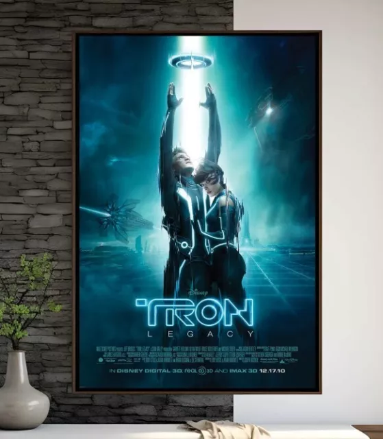 Tron Legacy Movie Poster, High Quality Print, Movie Art, Wall Decor, NO ...