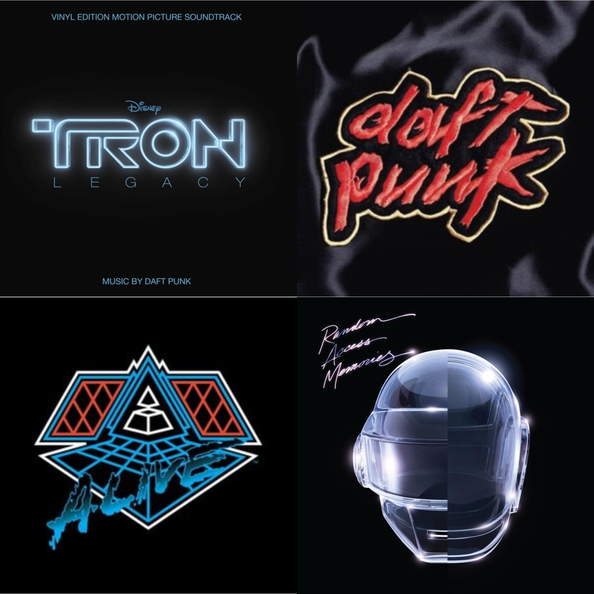 Tron: Legacy Ost (2LP/180G) & Homework & Alive 2007 (2LP) & Random Access Memories (10Th ...
