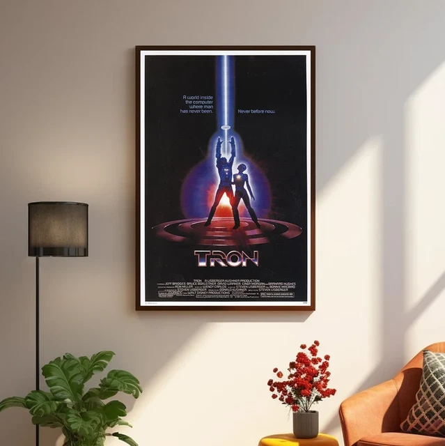 Tron Movie Poster, 2024 Classic Movie Poster, Tron (1982) Classic Movie ...