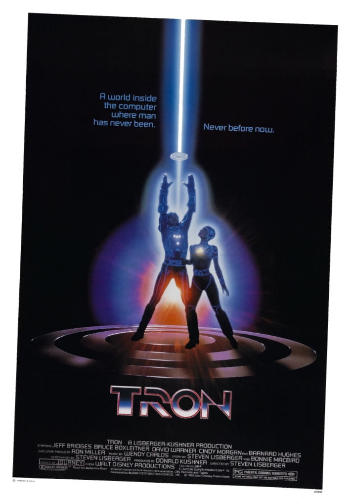 Tron Movie Poster 24In x36In Art Decor Art Poster 24x36 Multi-Color ...
