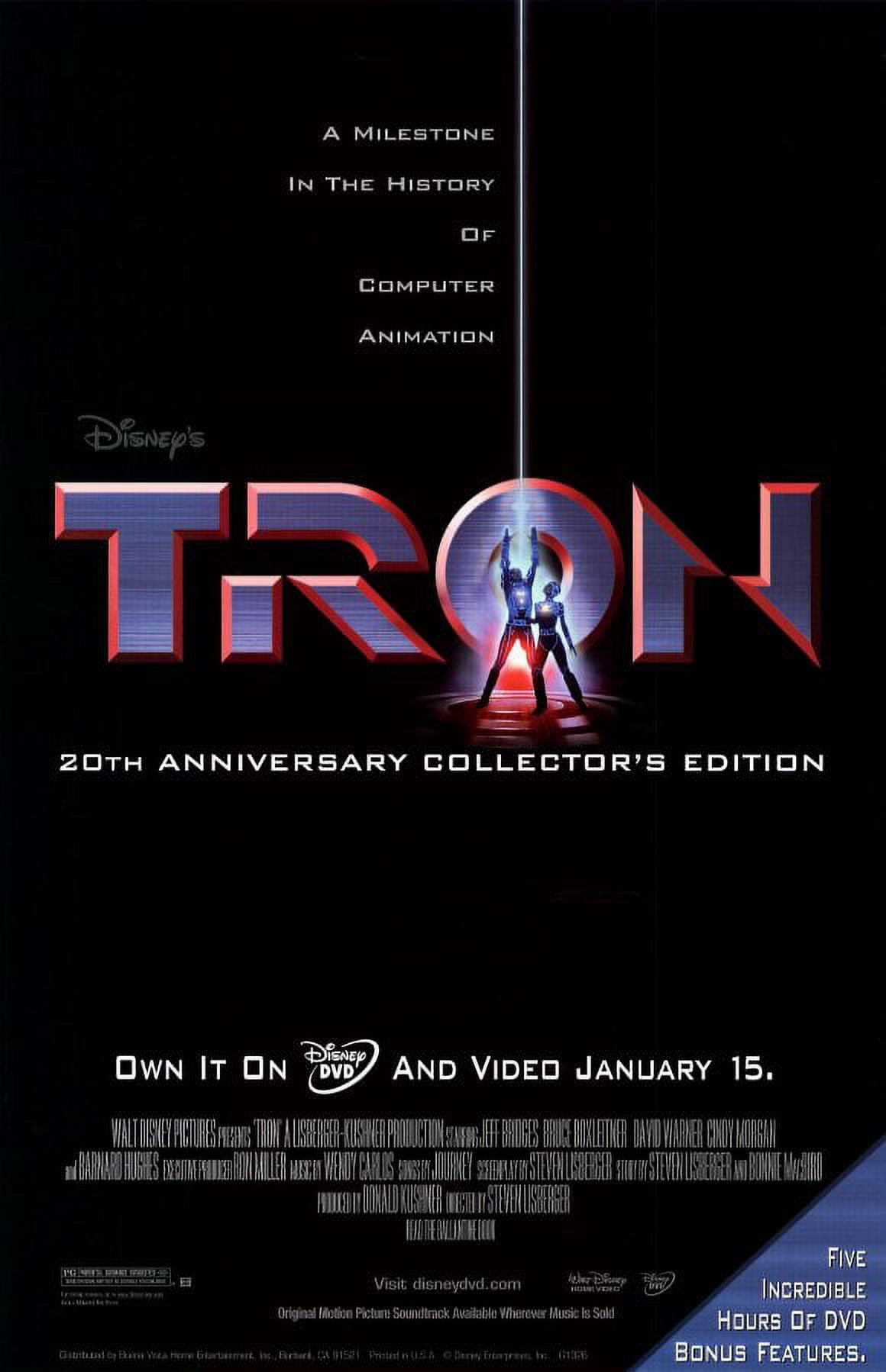 Tron - movie POSTER (Style E) (11" x 17") (1982) - Walmart.com
