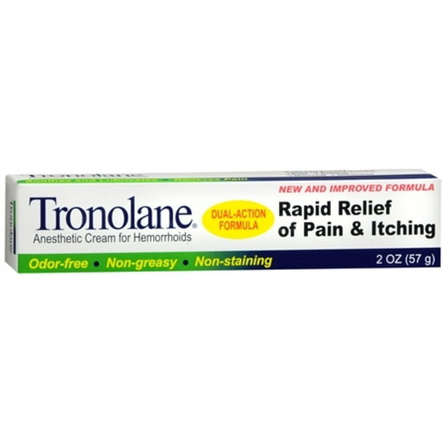 Tronolane Anesthetic Cream for Hemorrhoids 2 oz (Pack of 6) - Walmart.com