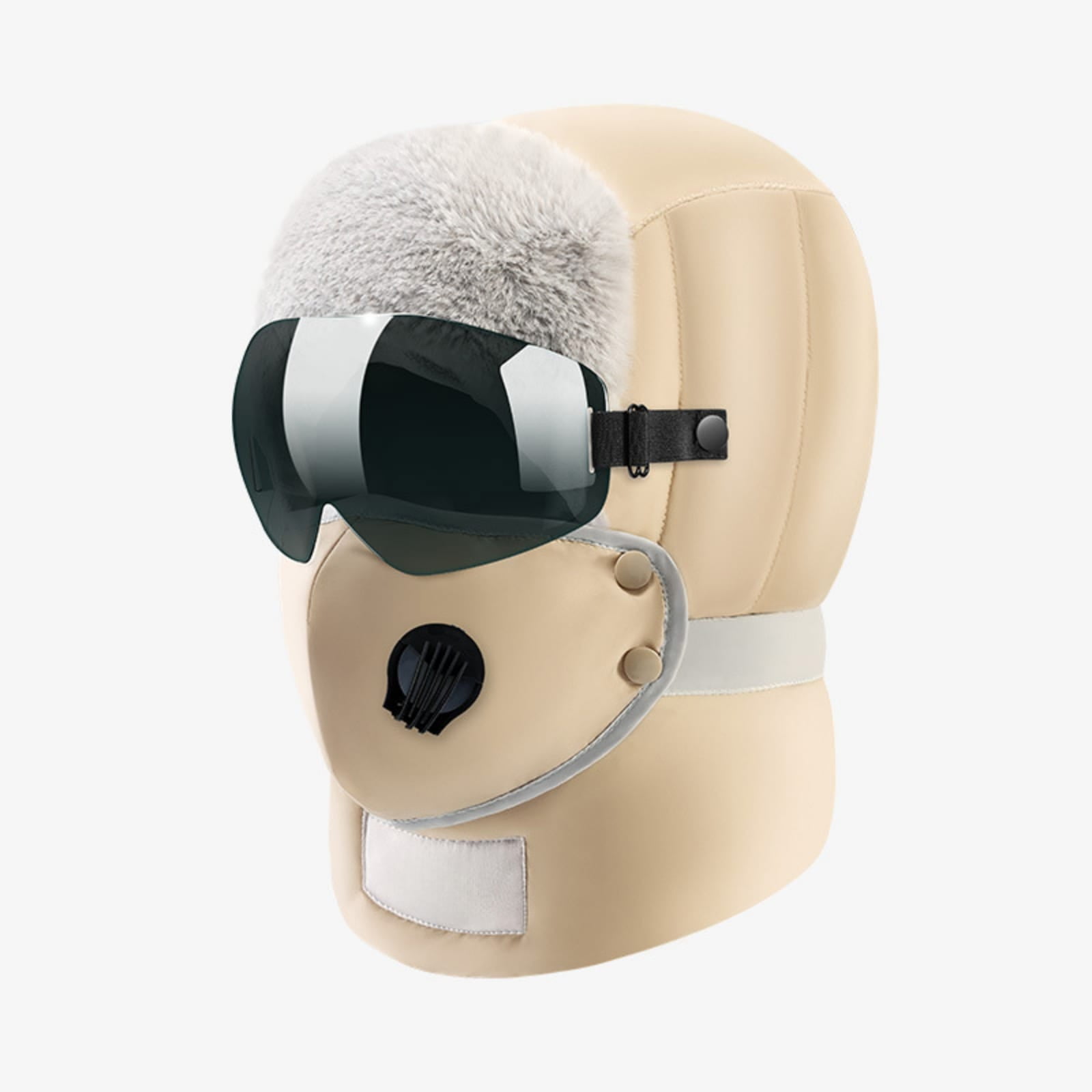 Trooper Trapper Hat and Goggles Costume Accessories Ear Flaps Trooper ...