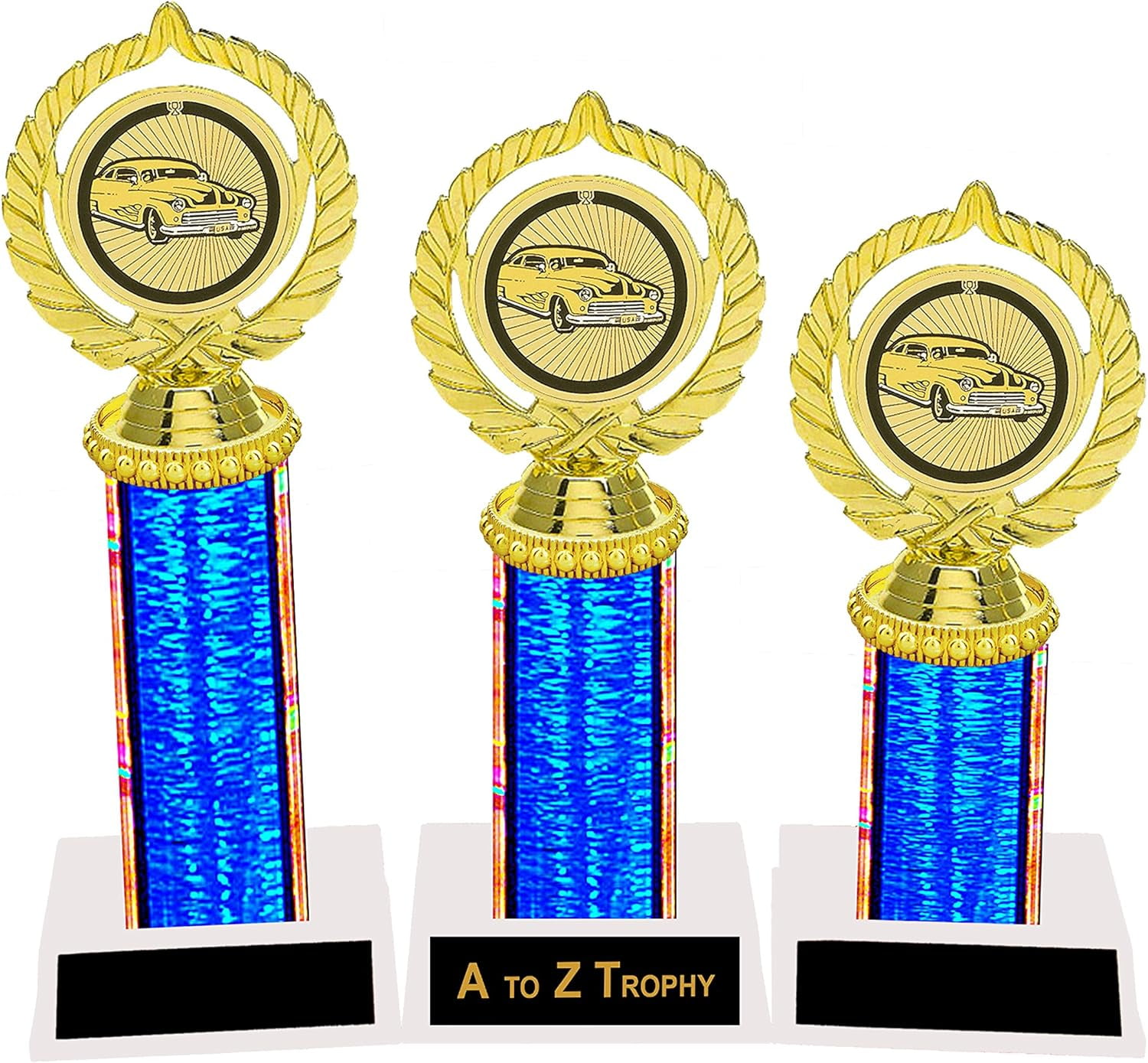 Trophies Custom Car Awards 1st 2nd 3rd Place Hotrod Auto Show Trophy ...