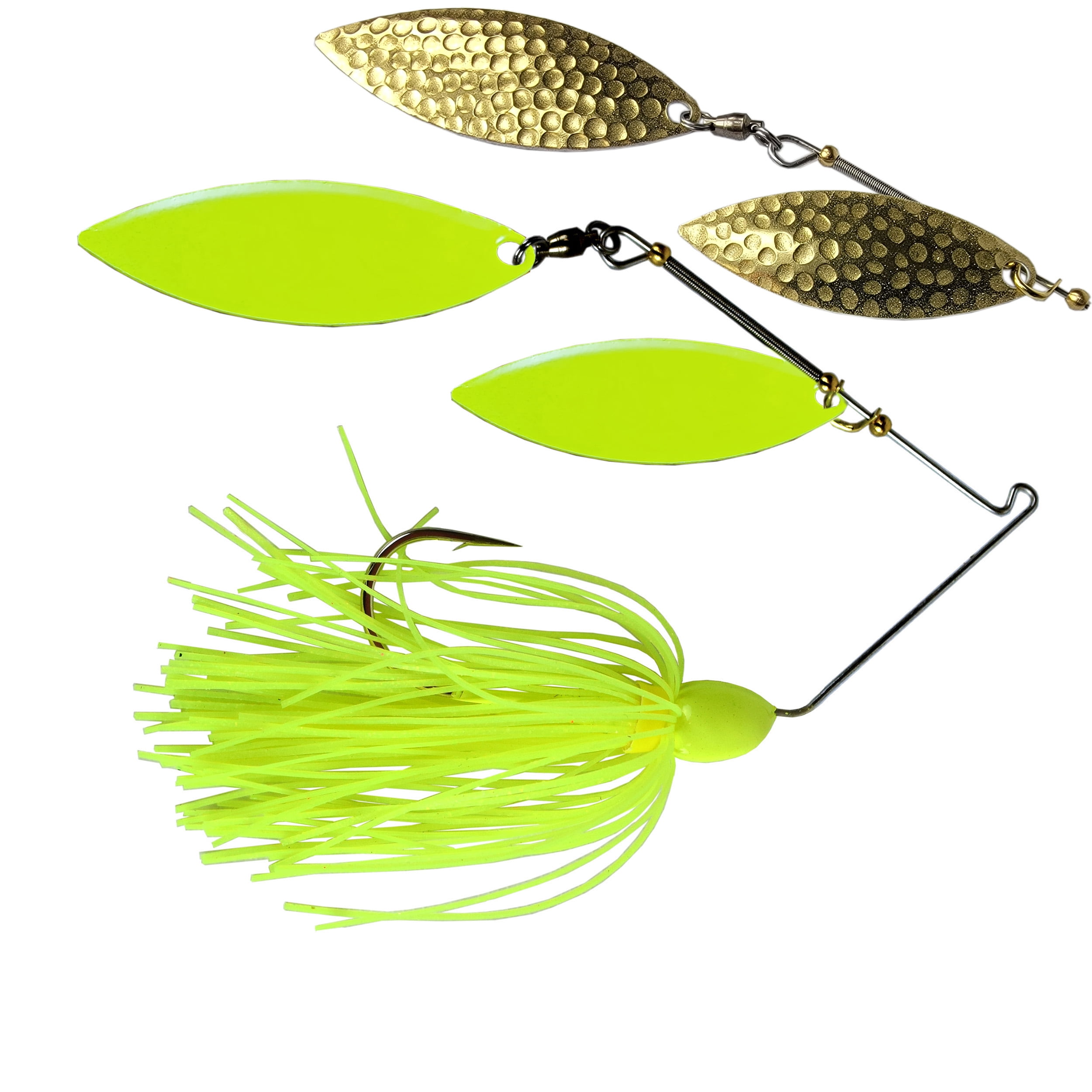 Trophy Bass Company Ozark Flash Spinnerbait, 3/4 Oz Fish Bait With Two ...