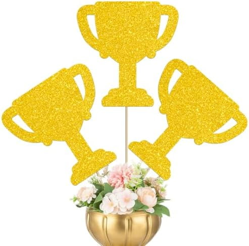 Trophy Centerpiece Sticks Champion Party Decorations Number 1 Trophy ...