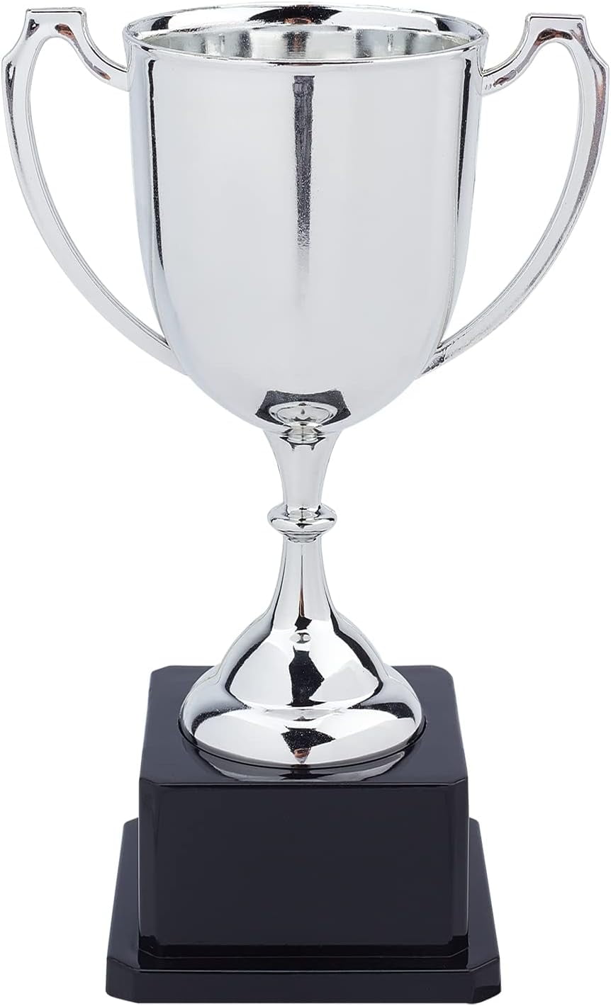 Trophy Cup 7.4inch Plastic Trophies Round Base for Party Favors Props ...