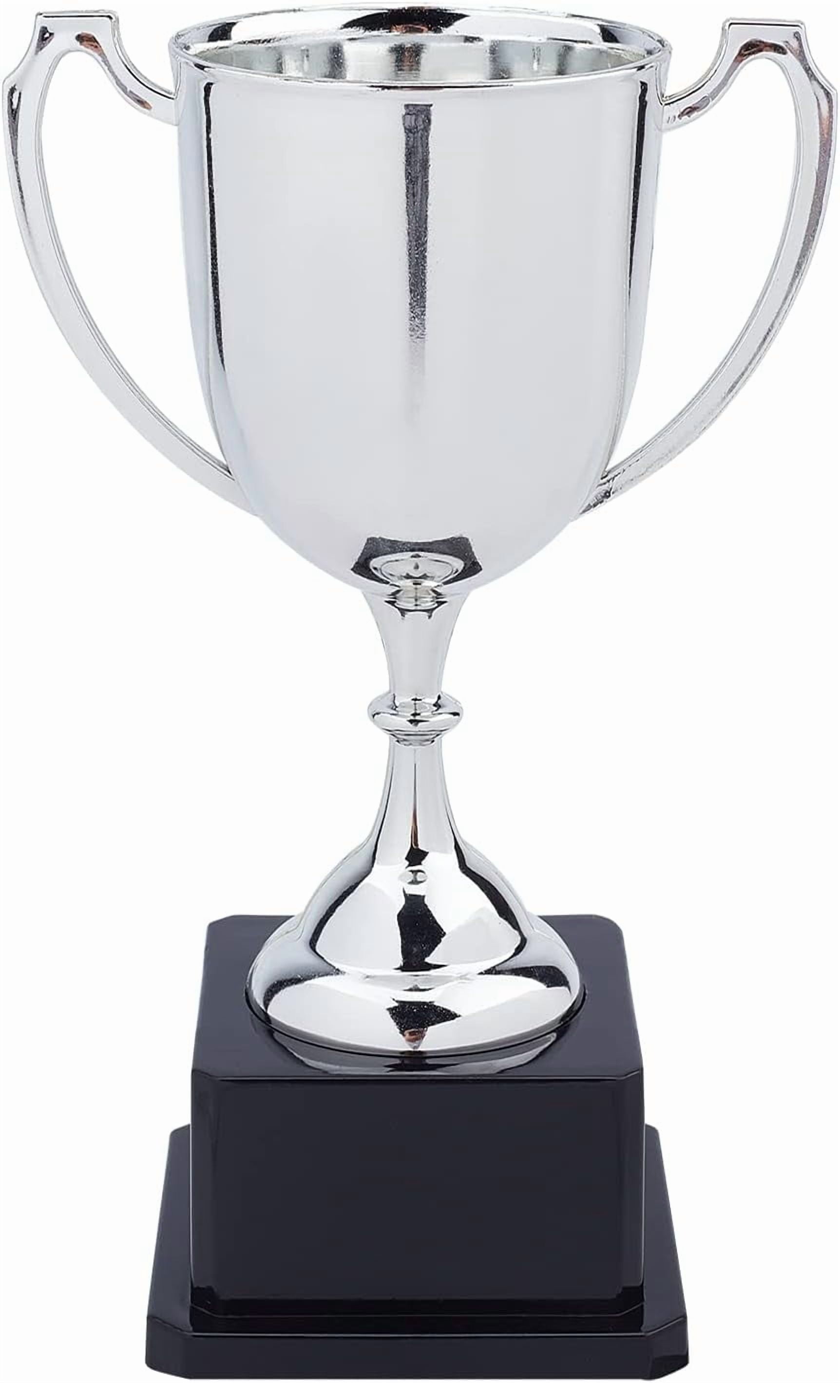 Trophy Cup 7.4inch Plastic Trophies Round Base - Walmart.com