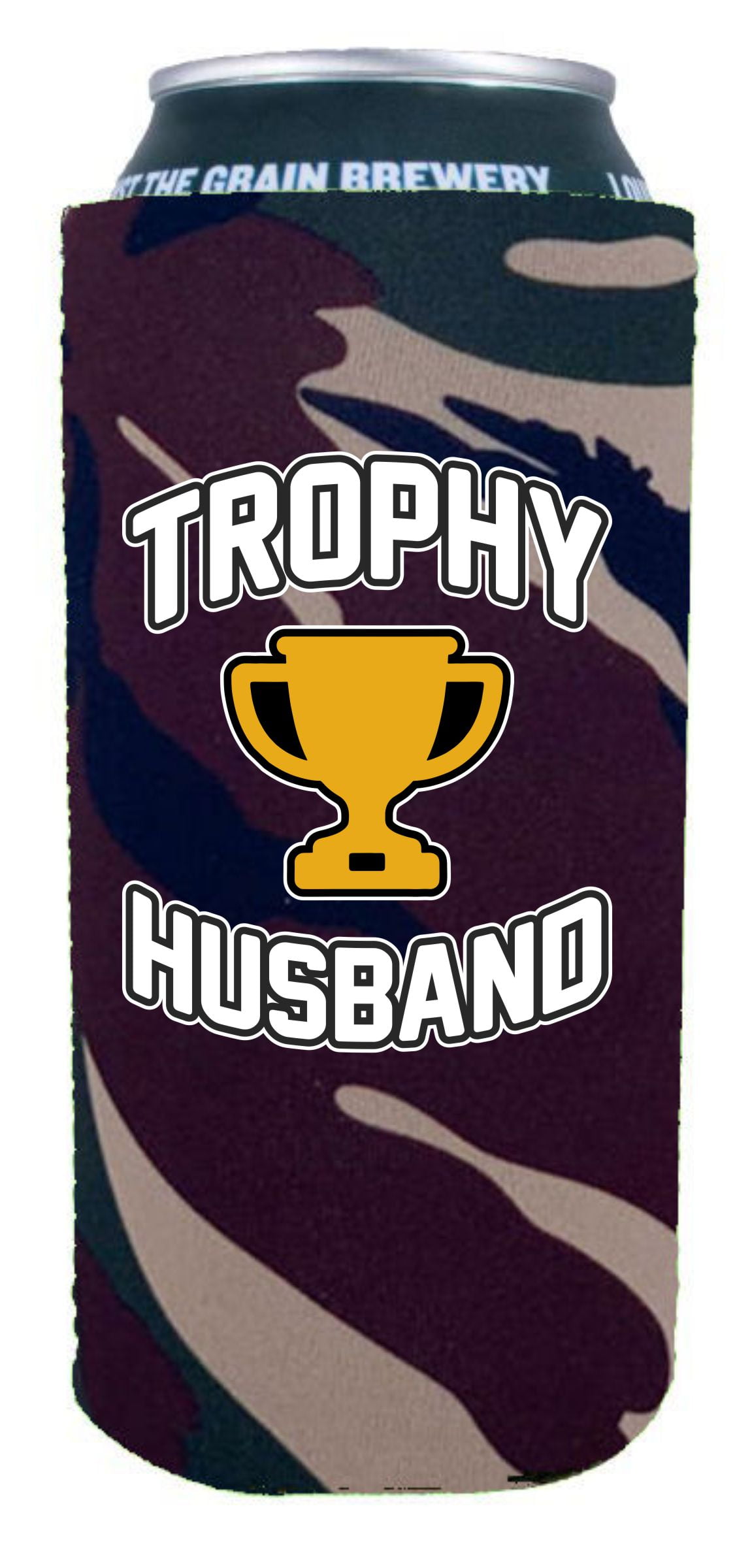 Trophy Husband 16 oz. Can Coolie (Camo) - Walmart.com