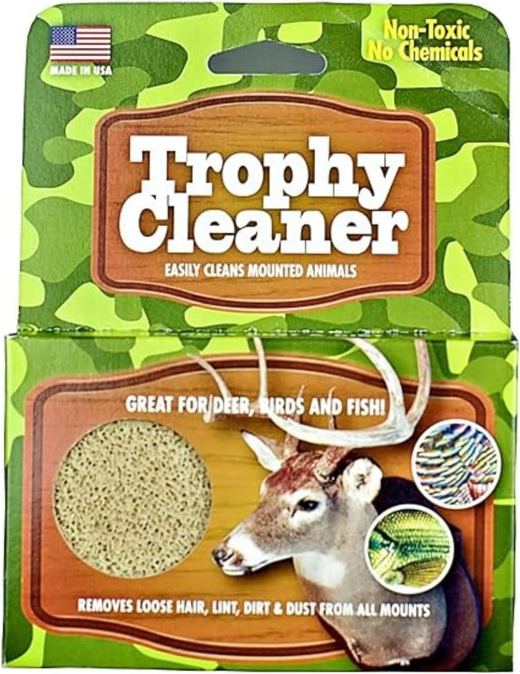 Trophy Mount Cleaner, Cleans Mounted Animals, Taxidermy Trophy Cleaner ...