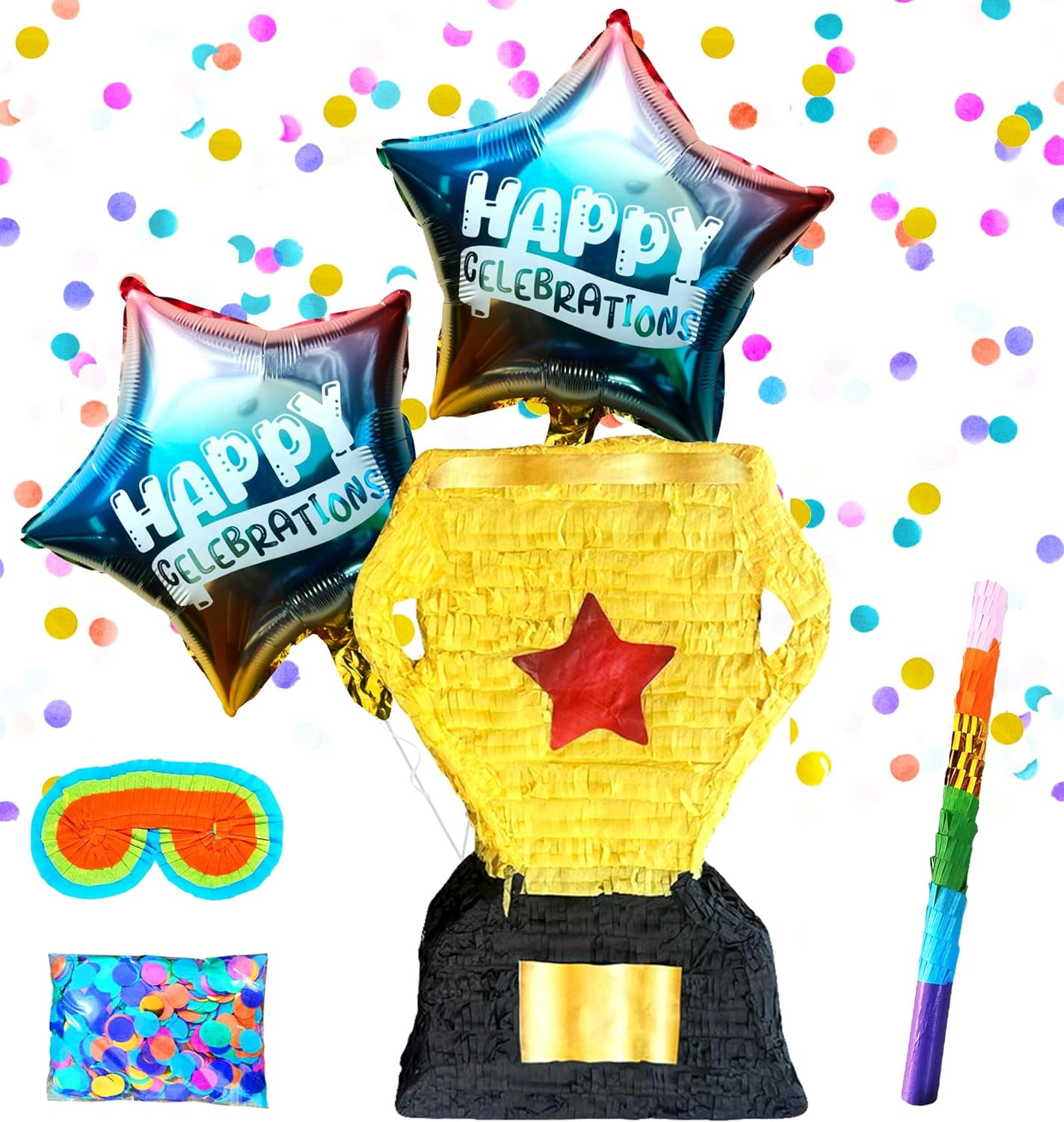 Trophy Pinatas for Birthday, Sports Theme Party Decorations ...