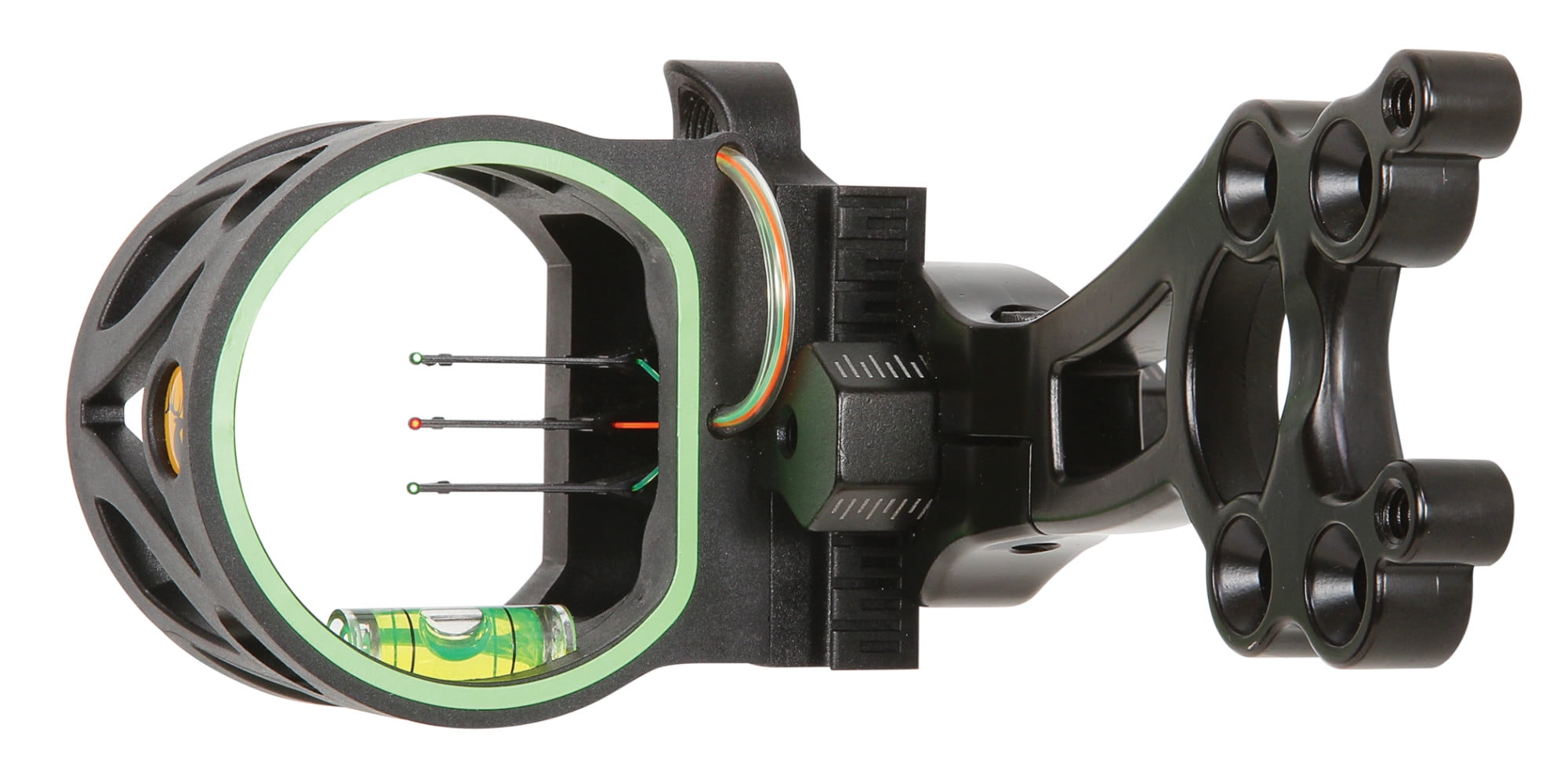 Trophy Ridge Joker 3-Pin Sight with Fiber Optic Pins, Reversible Sight ...