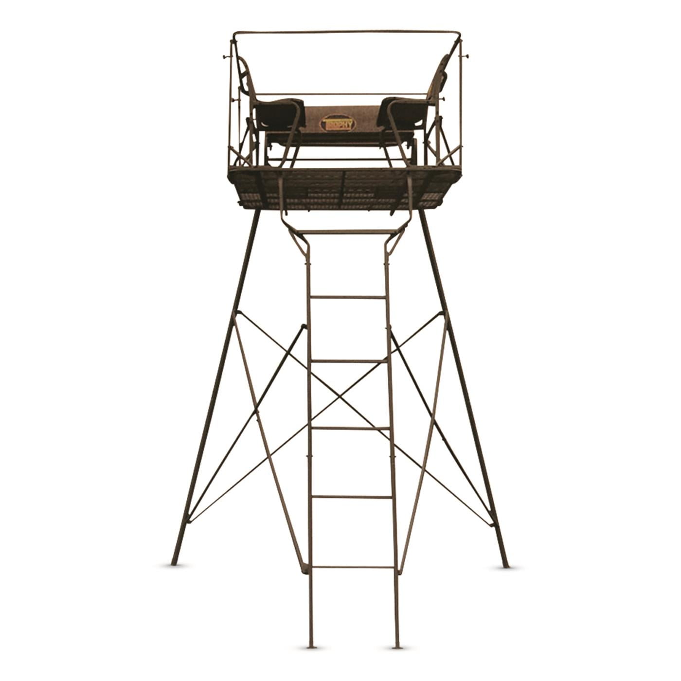 Trophy Treestands Sky Fort 12' 3-Person Tower Stand - Walmart.com
