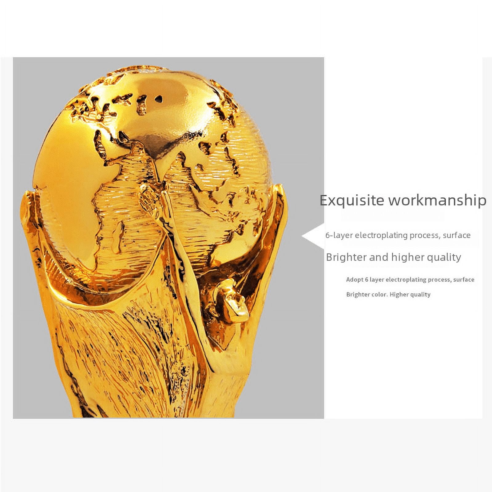 Trophy resin 36cm fully gold-plated Hercules Cup Trophy World Cup ...