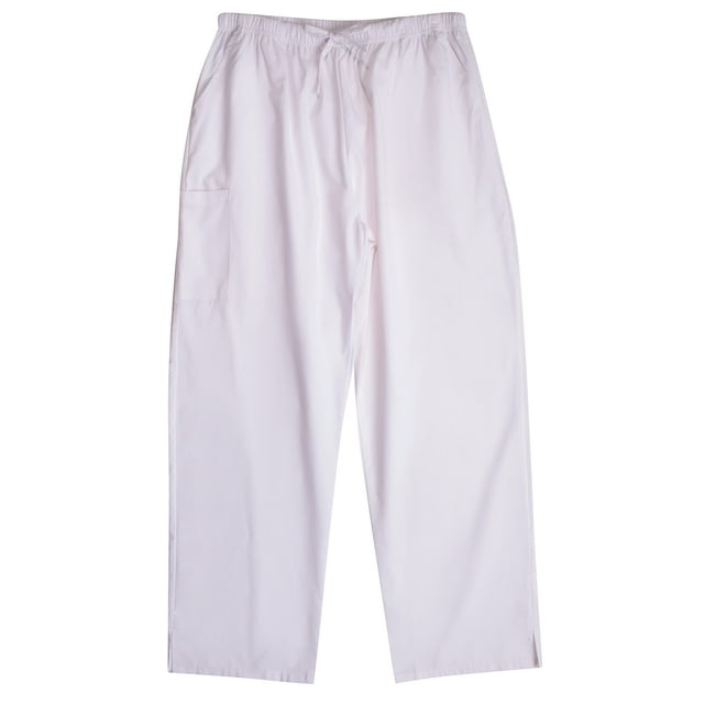 Tropi Men's Scrub Pants Uniforms for Men (White, Large) - Walmart.com