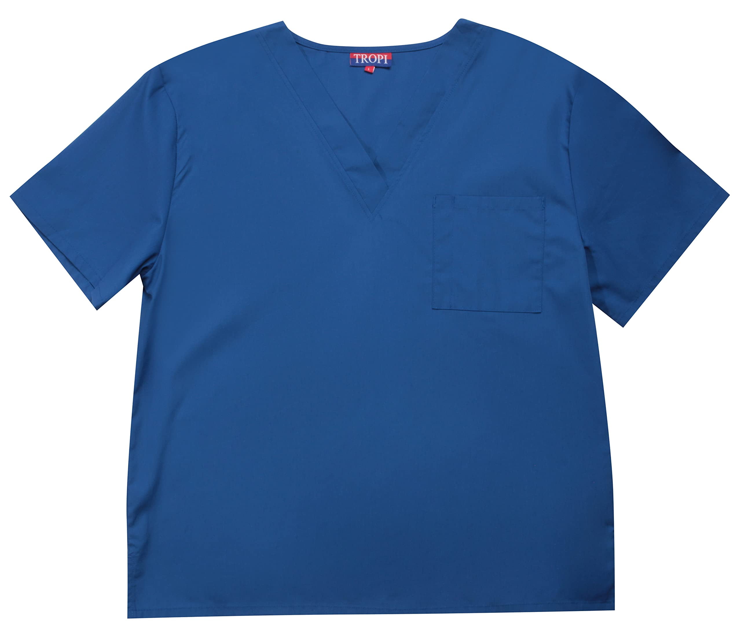 Tropi Men's Scrub Top Uniforms for Men (XX-Large, Royal) - Walmart.com