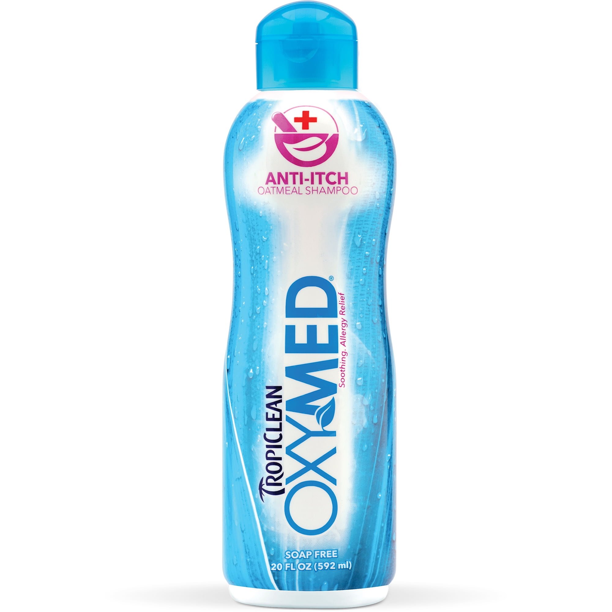 TropiClean OxyMed Medicated Anti-Itch Shampoo for Pets, 20oz - Walmart.com