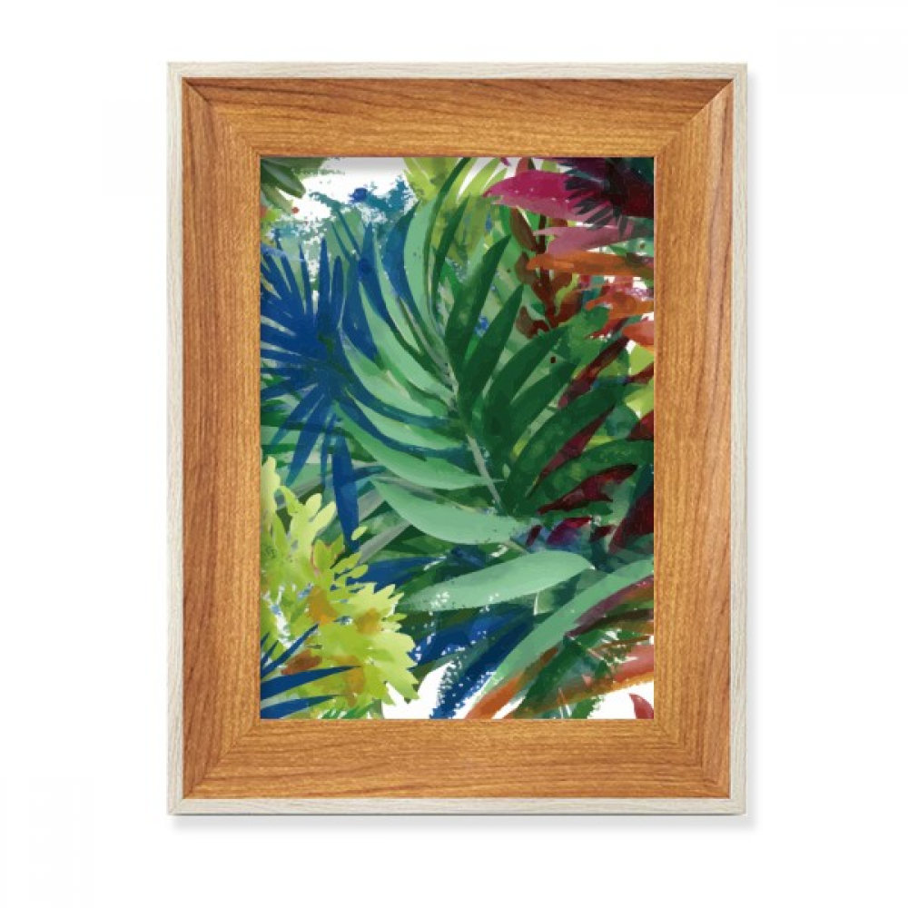 Tropic Drawing Art Flower Desktop Wooden Photo Frame Display Picture ...