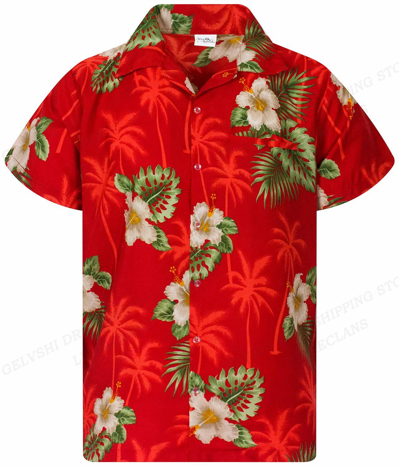 Tropic Floral Hawaii Shirts Flower 3d Print Shirts Men Fashion ...