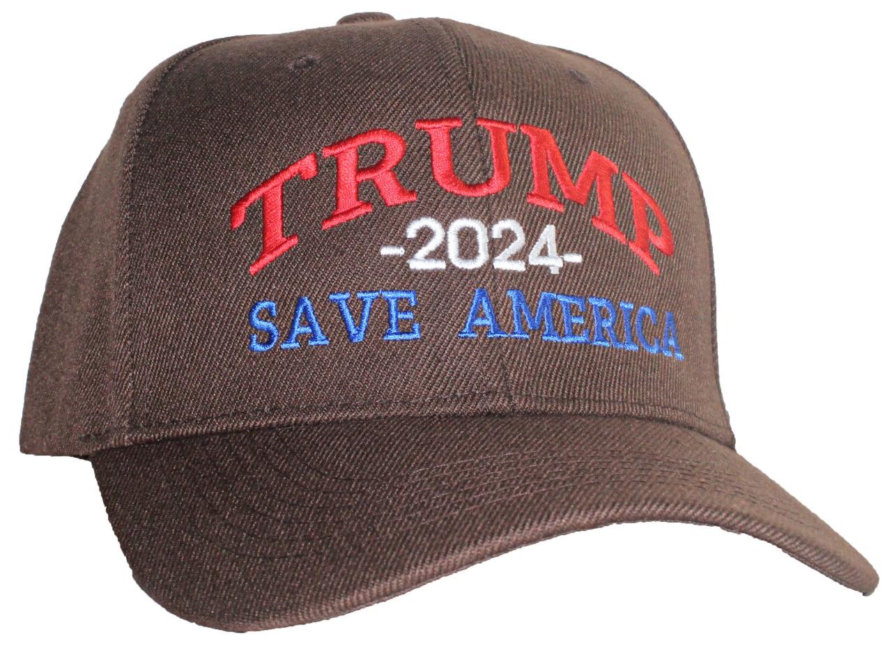 Tropic Hats Adult Embroidered Trump 2024 Save America Adjustable ...