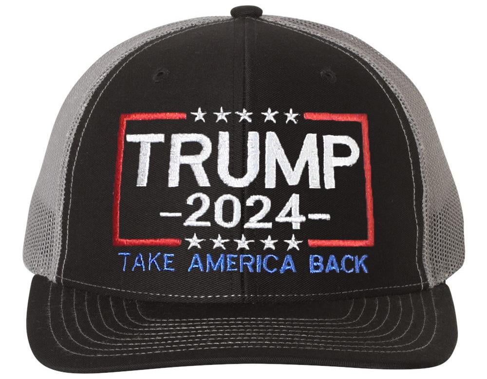 Tropic Hats Adult Embroidered Trump 2024 Take America Back 6 Panel ...