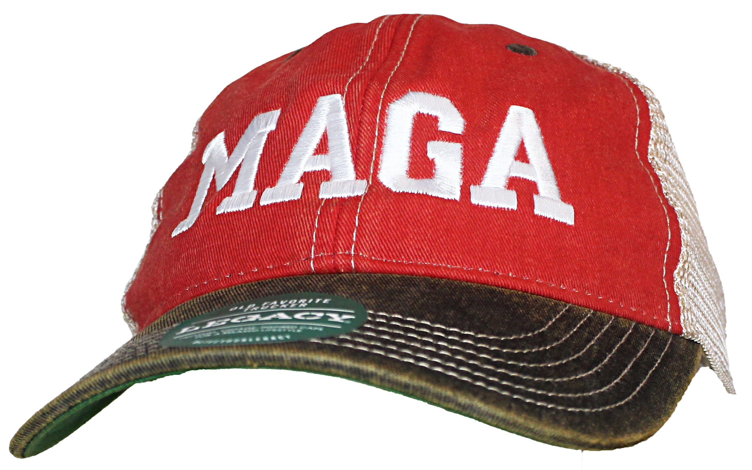 Tropic Hats Embroidered MAGA Trump Legacy Mesh Snapback Trucker Ballcap ...
