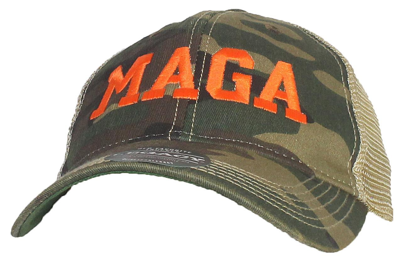 Tropic Hats Embroidered MAGA Trump Legacy Mesh Snapback Trucker Ballcap ...