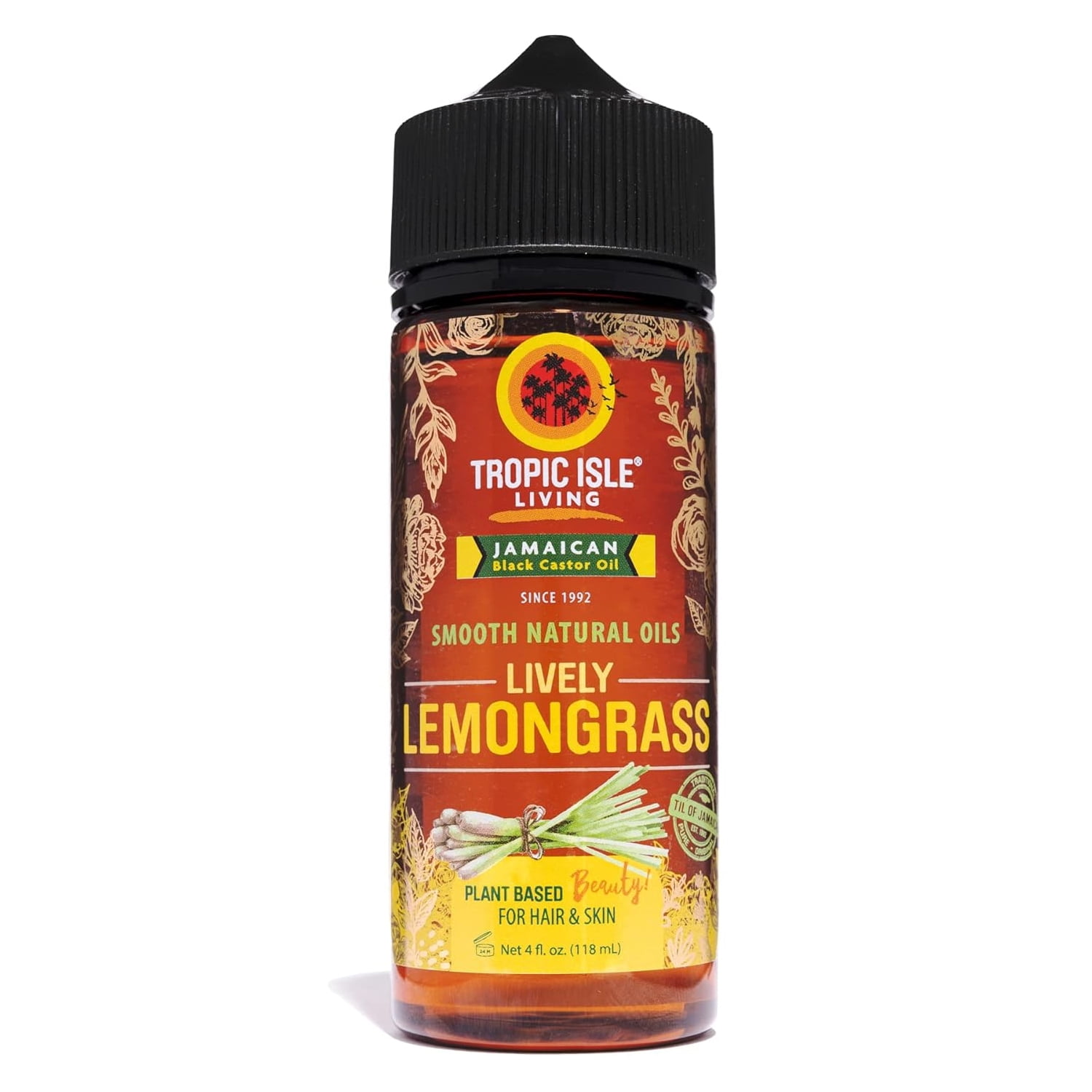 Tropic Isle Living Smooth Natural Oils Lively Lemongrass 4oz ...