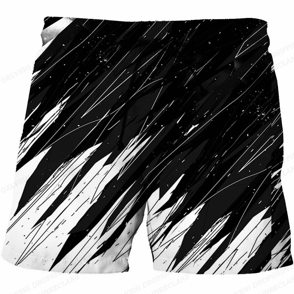 Tropic Plant &Flower Swimwear Shorts Floral 3D print Surfing Board ...